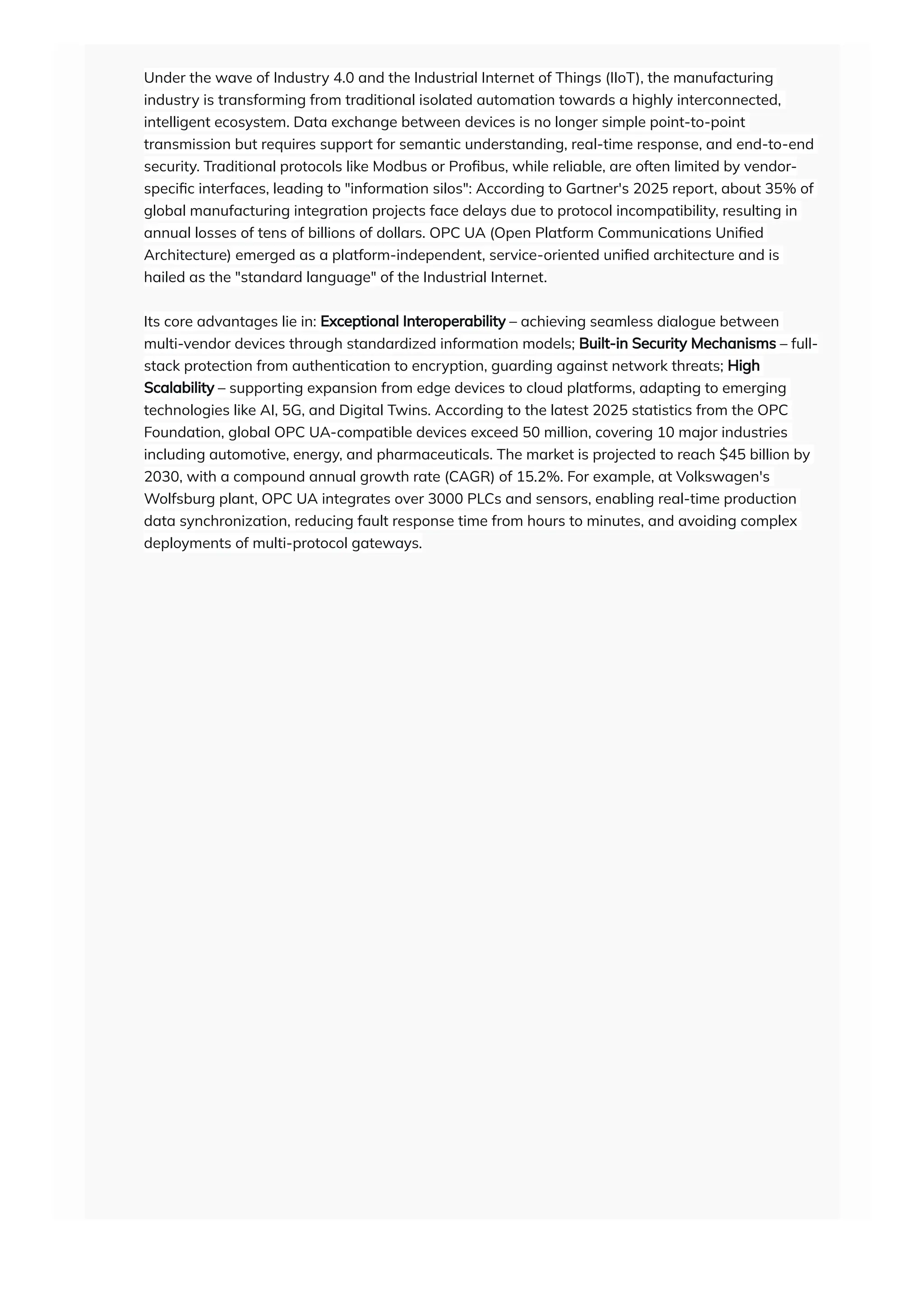 In-Depth Analysis of the OPC UA Protocol From Background, Development ...