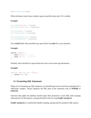 In-Depth Guide On WordPress Coding Standards For PHP & HTML | PDF | Web Development | Internet