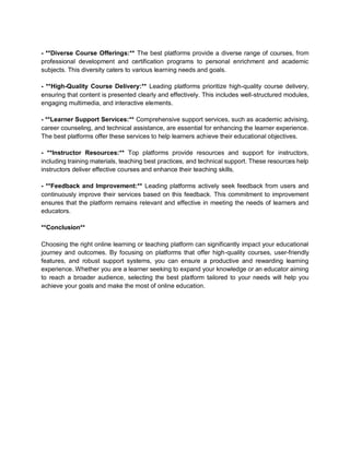 In-Depth Guide to Choosing the Best Online Learning Platforms - .pdf