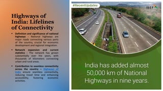 In-Depth Insight into the Impact of Indian National Highways on Trade ...