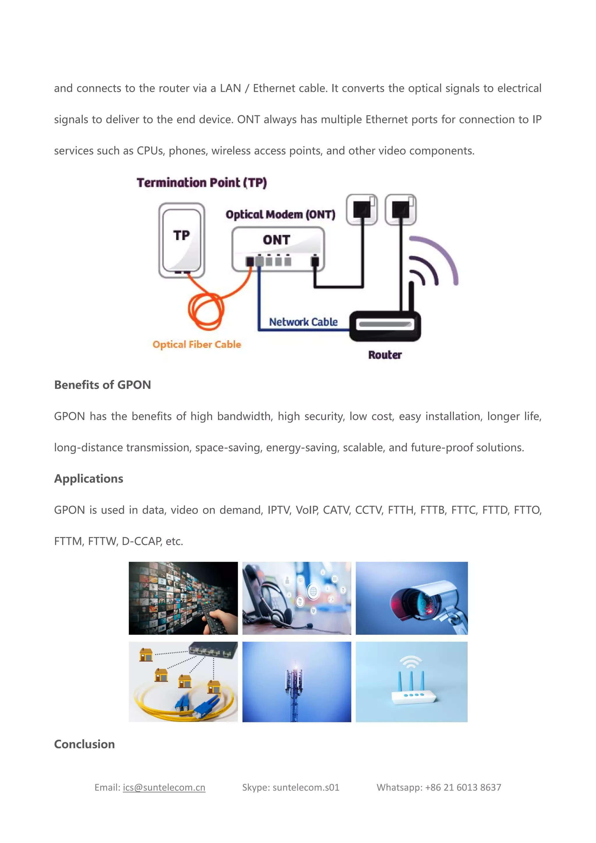 In-Depth Knowledge of GPON | PDF
