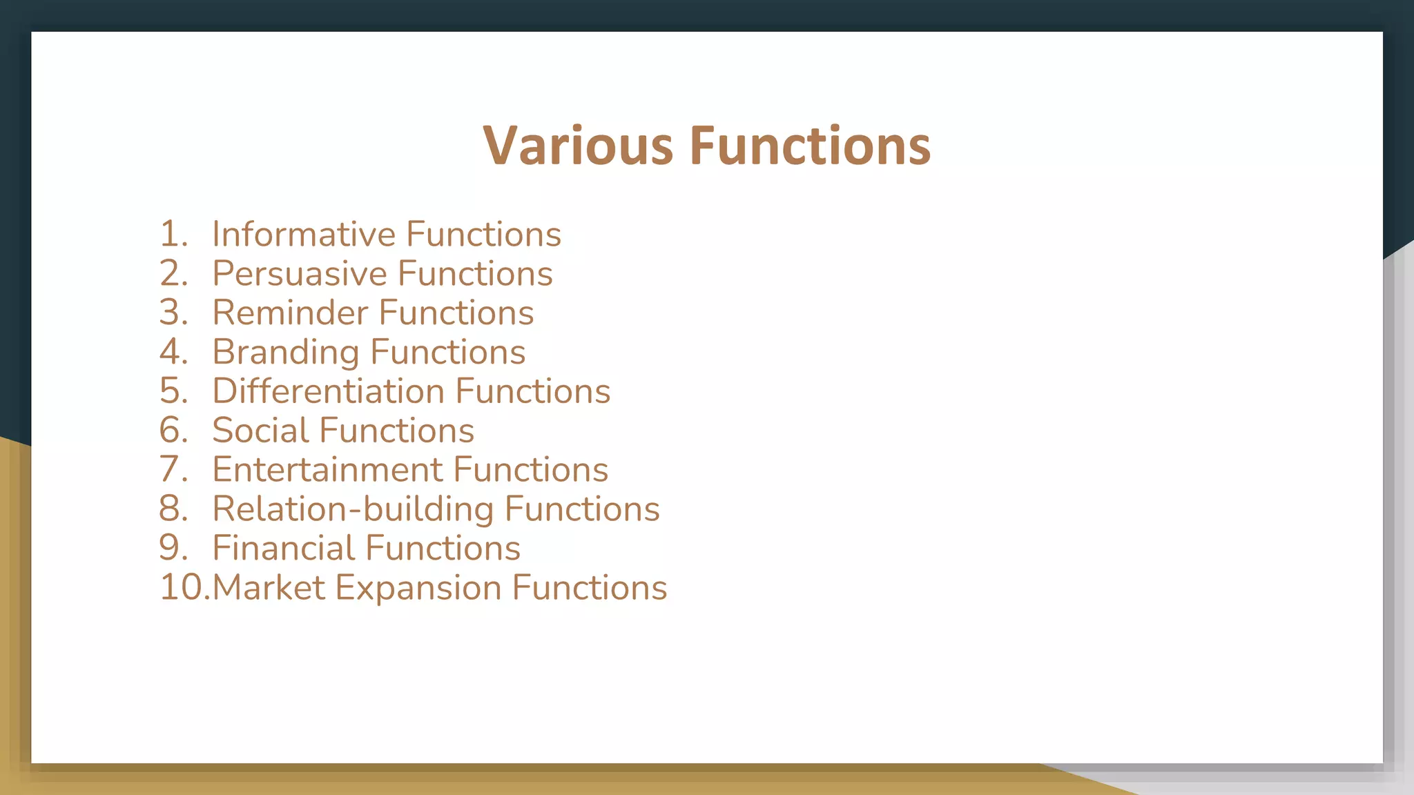 In-depth study of various Functions of Advertising.pptx