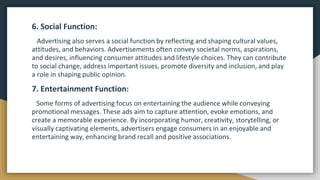 In-depth study of various Functions of Advertising.pptx