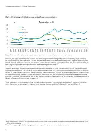 The trade landscape, as we know it, is changing: Is India prepared ...