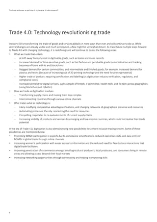 The trade landscape, as we know it, is changing: Is India prepared ...