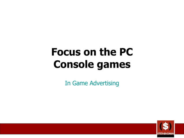 In Game Advertising | PPT