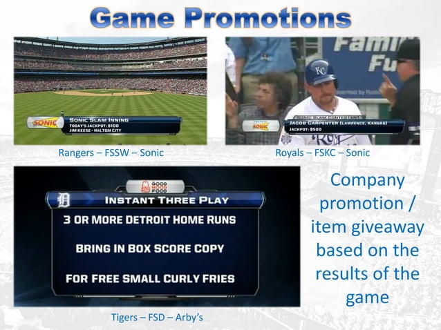 Major League Baseball In-Game Sponsorships & SNY Opportunities | PPT