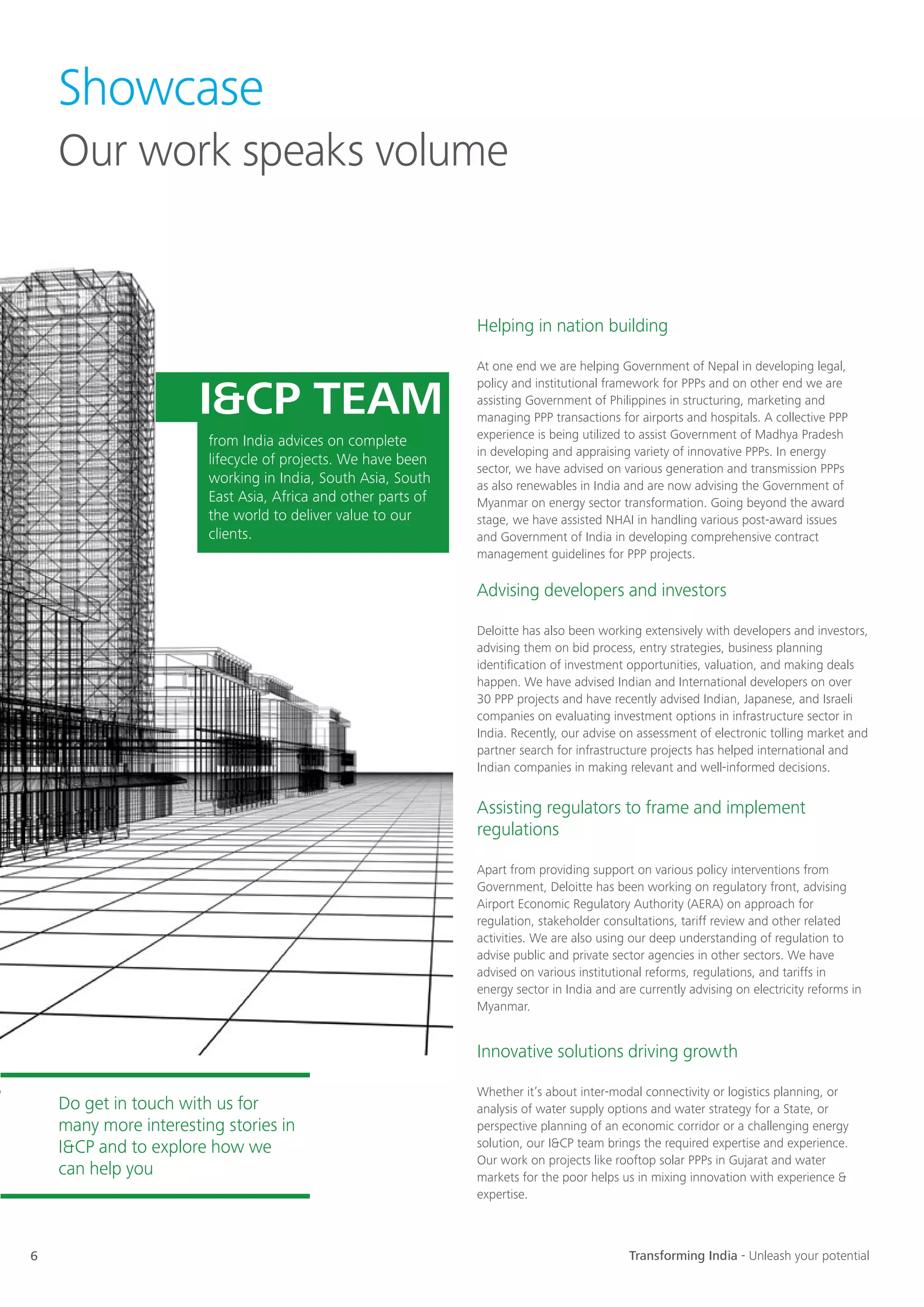 Deloitte Report: Transforming India Unleash your potential | PDF