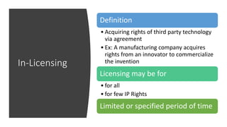 Importance of Due Diligence Before In-Licensing Technology | PPTX