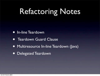In line teardown | PDF
