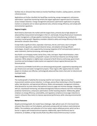 In-Line Transit Time Ultrasonic Flow Meter Market: Accuracy and ...