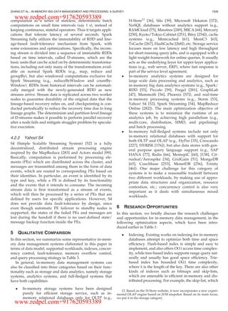 In memory big data management and processing a survey | PDF