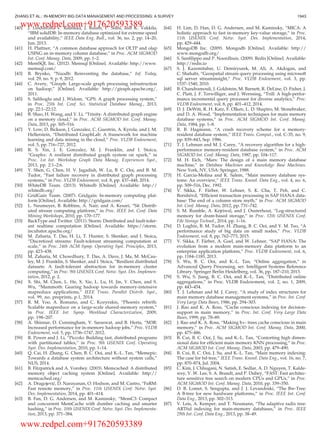 In memory big data management and processing a survey | PDF