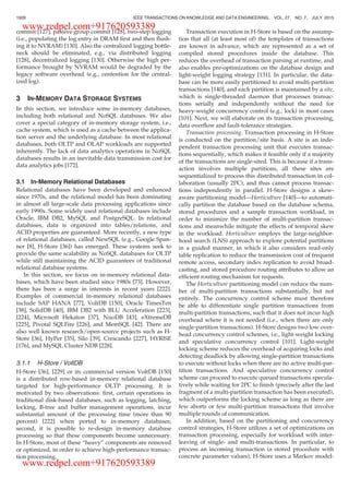 In memory big data management and processing a survey | PDF