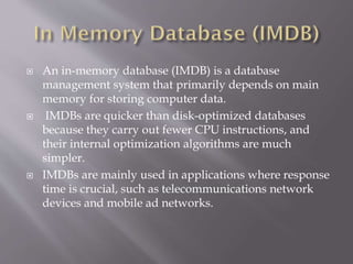In memory computing | PPTX
