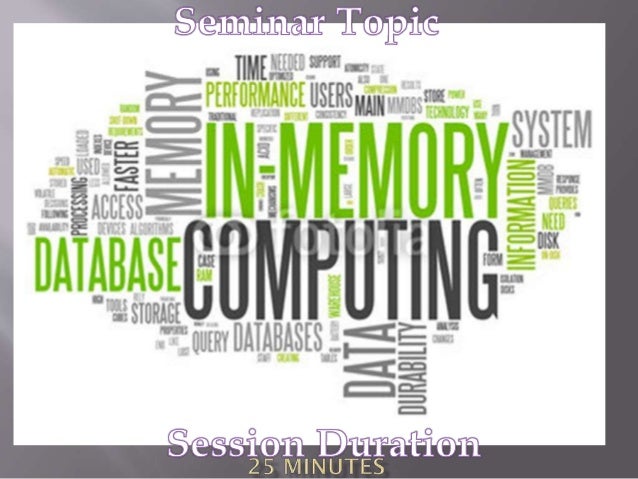 In memory computing