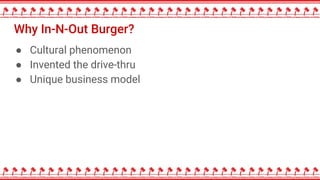 In-N-Out Burger Company Analysis | PDF