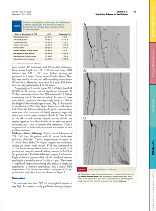 Medtronic In.Pact Clinical Evidence | PDF
