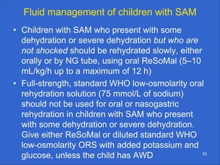 In-patient Rx of Sever acuate Malnutrition | PDF
