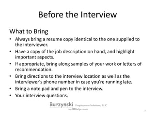 In person interview skills | PPTX
