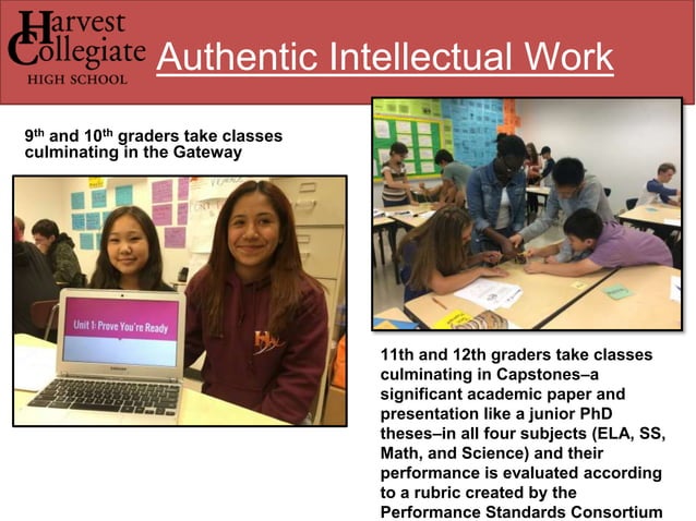 Harvest Collegiate High School Presentation | PPTX | Education