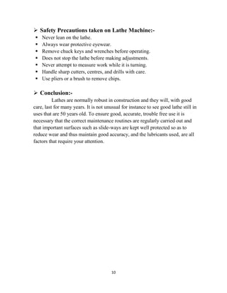 Lathe Machines | PDF