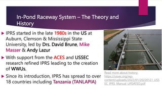 In-pond Race way systems for Aquaculture (IPRS).pptx