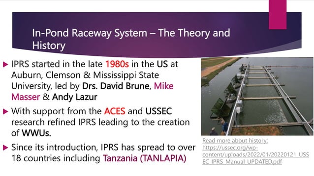 In-pond Race way systems for Aquaculture (IPRS).pptx