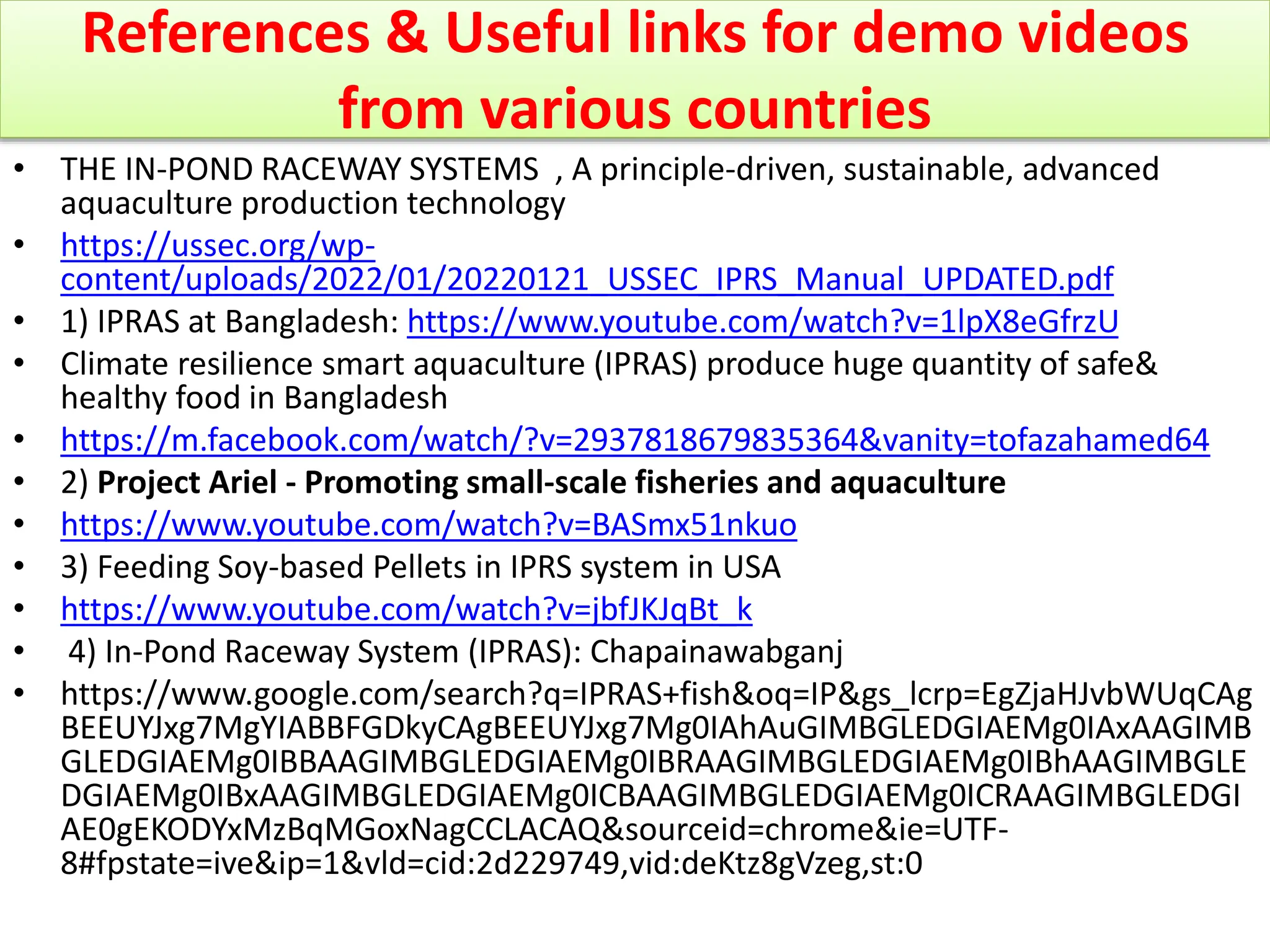 IN-POND RACEWAY SYSTEM IPRS FOR CLIMATE SMART AQUACULTURE by B.pptx