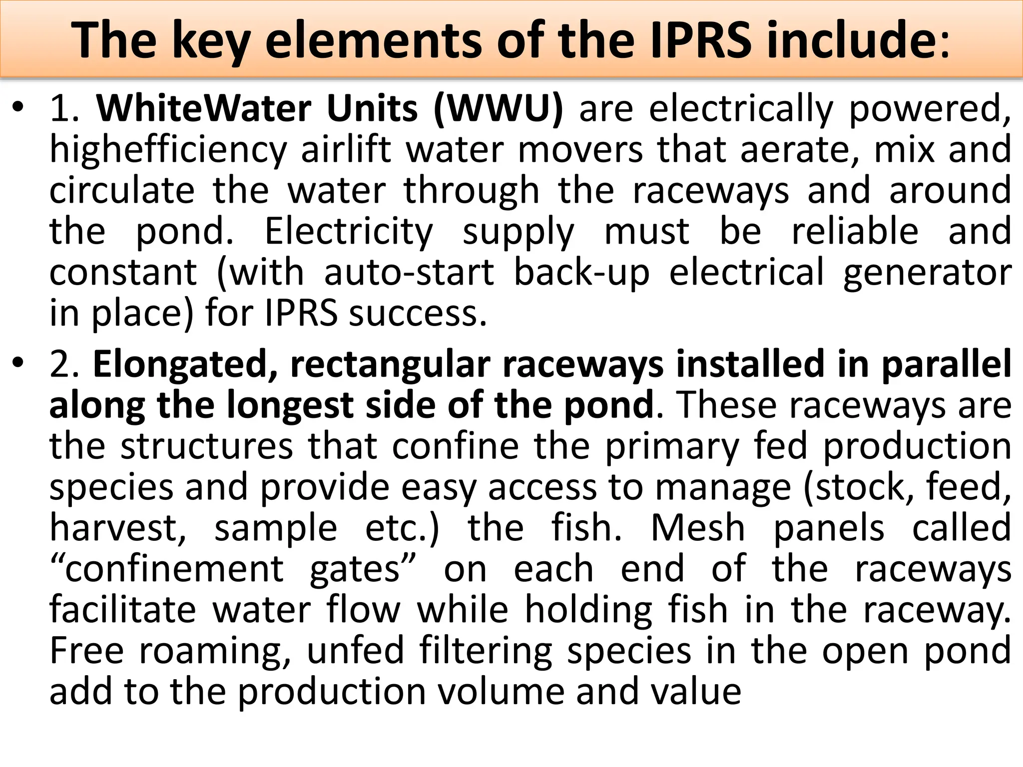 IN-POND RACEWAY SYSTEM IPRS FOR CLIMATE SMART AQUACULTURE by B.pptx