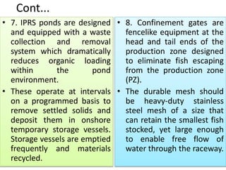 IN-POND RACEWAY SYSTEM IPRS FOR CLIMATE SMART AQUACULTURE by B.pptx