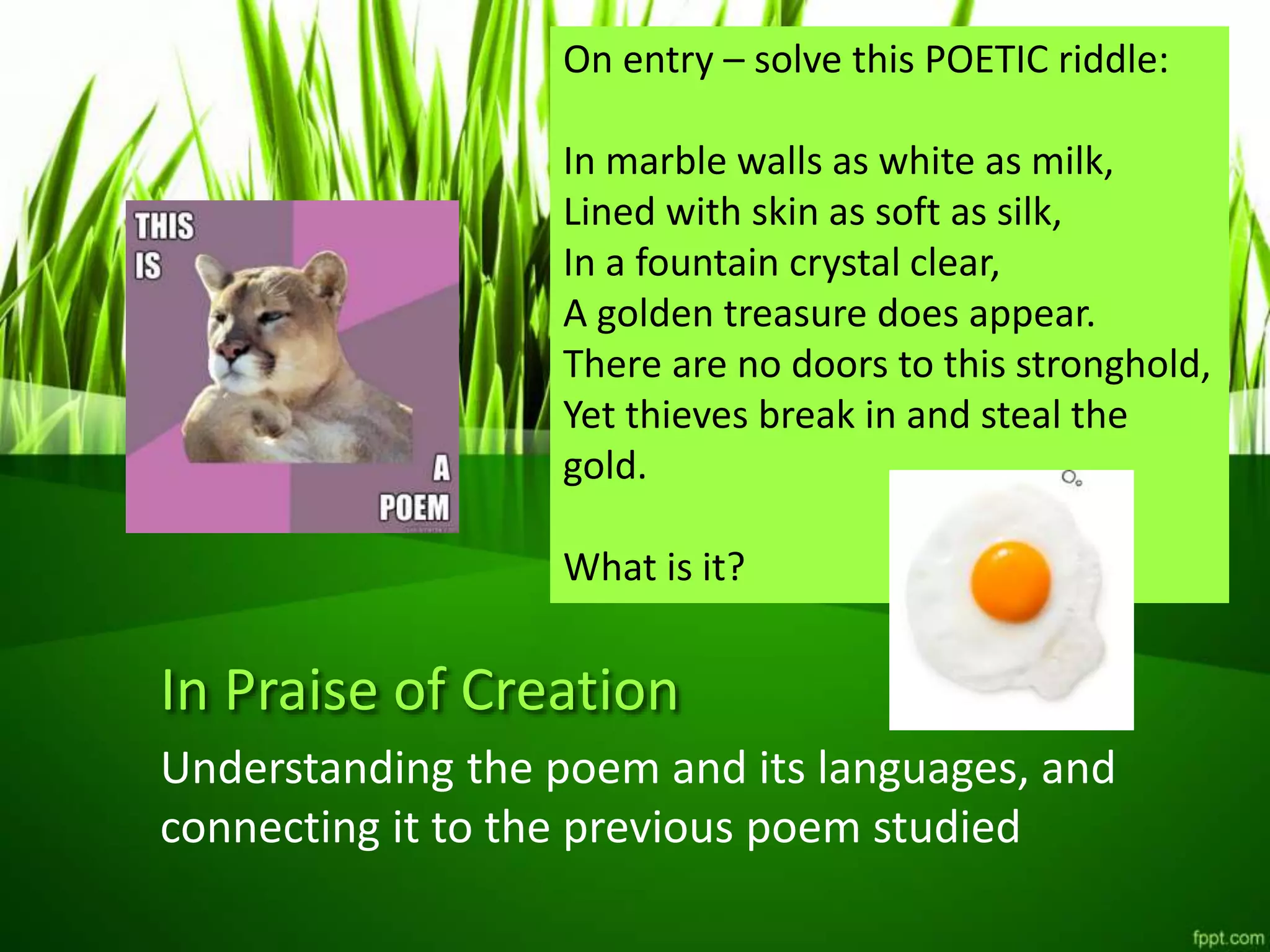 In praise-of-creation | PPTX
