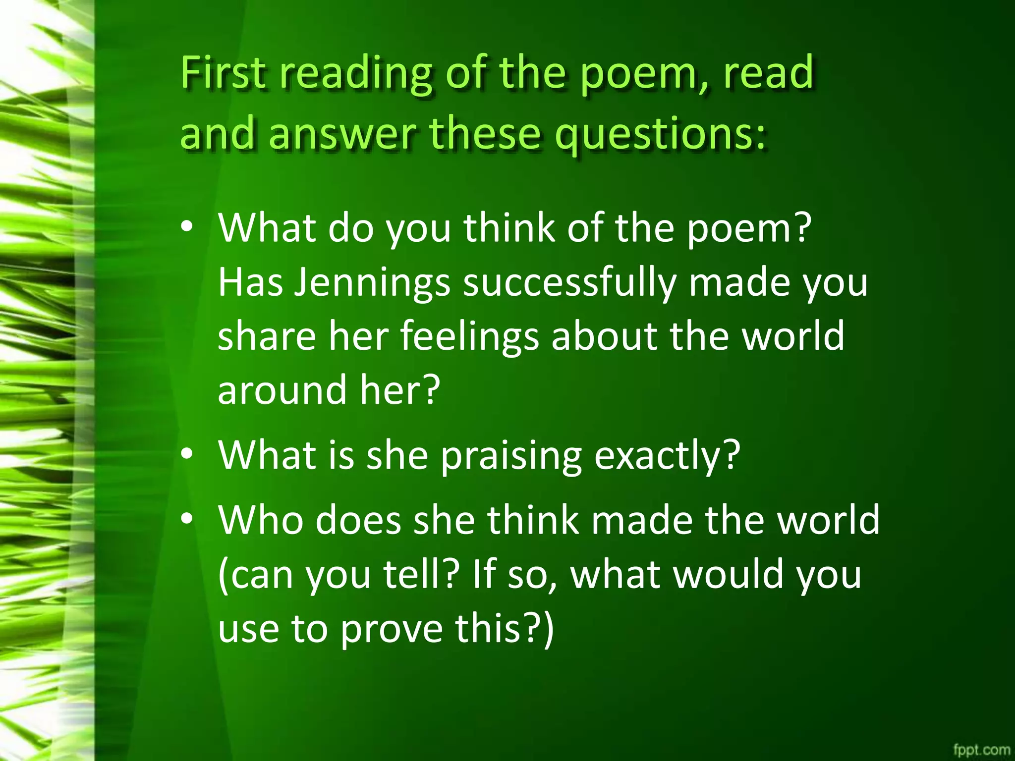 In praise-of-creation | PPTX