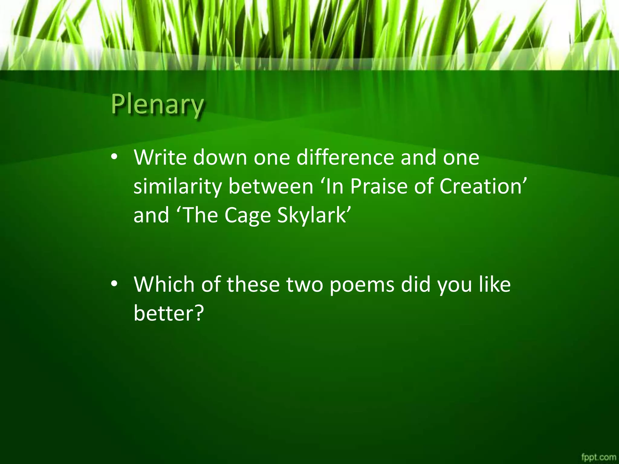 In praise-of-creation | PPTX