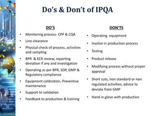In-Process Quality Assurance Role in Pharma Industry_Dr. A.Amsavel.pdf