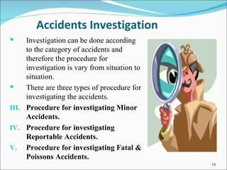 industrial accidents and their types , preventions | PPT