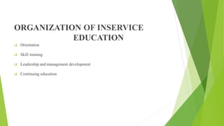 IN-SERVICE Education. (Management) .pptx