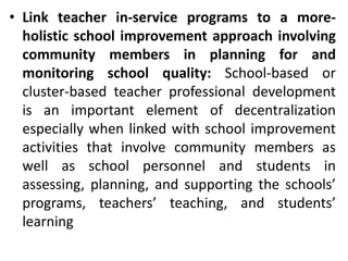 In service Teacher Education | PPTX