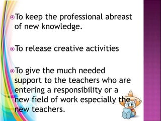 In service training for teachers and staff | PPTX