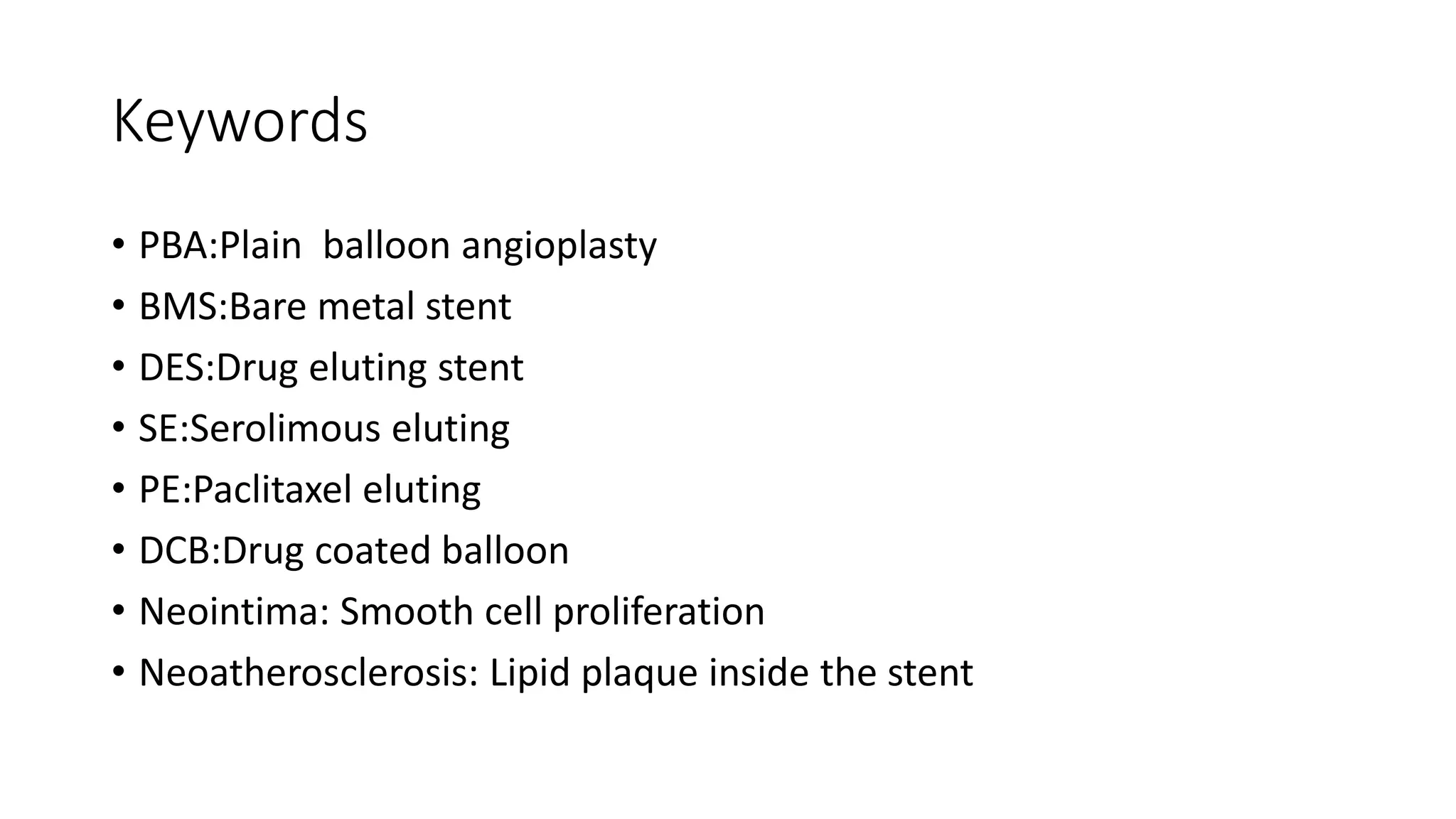 In stent restenosis | PPTX