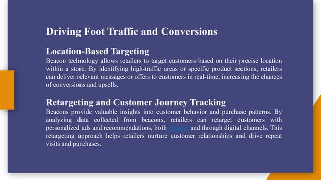 In-Store Beacon Technology | PPT