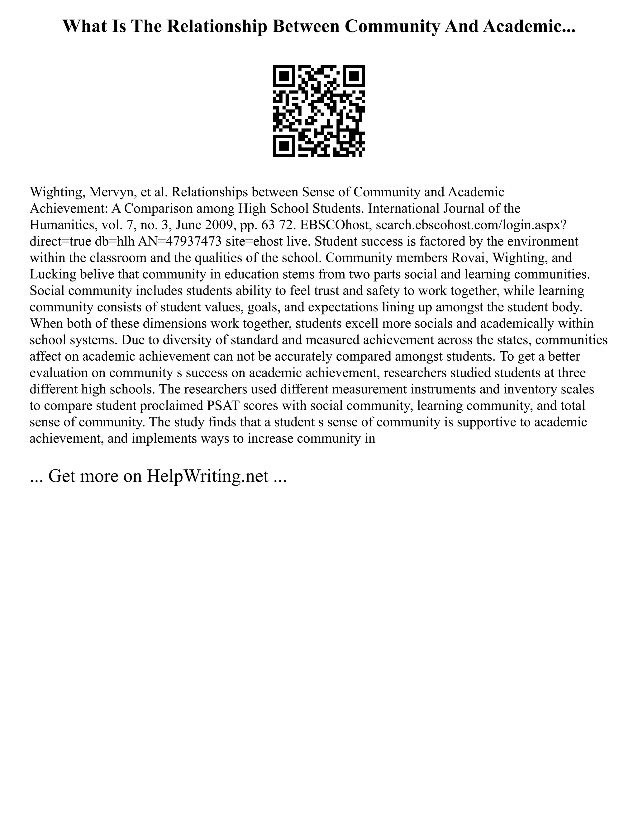 In-Text Citation Examples - APA Formatting And Style LibGuide ... | PDF