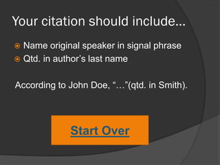 In text citation flow chart | PDF