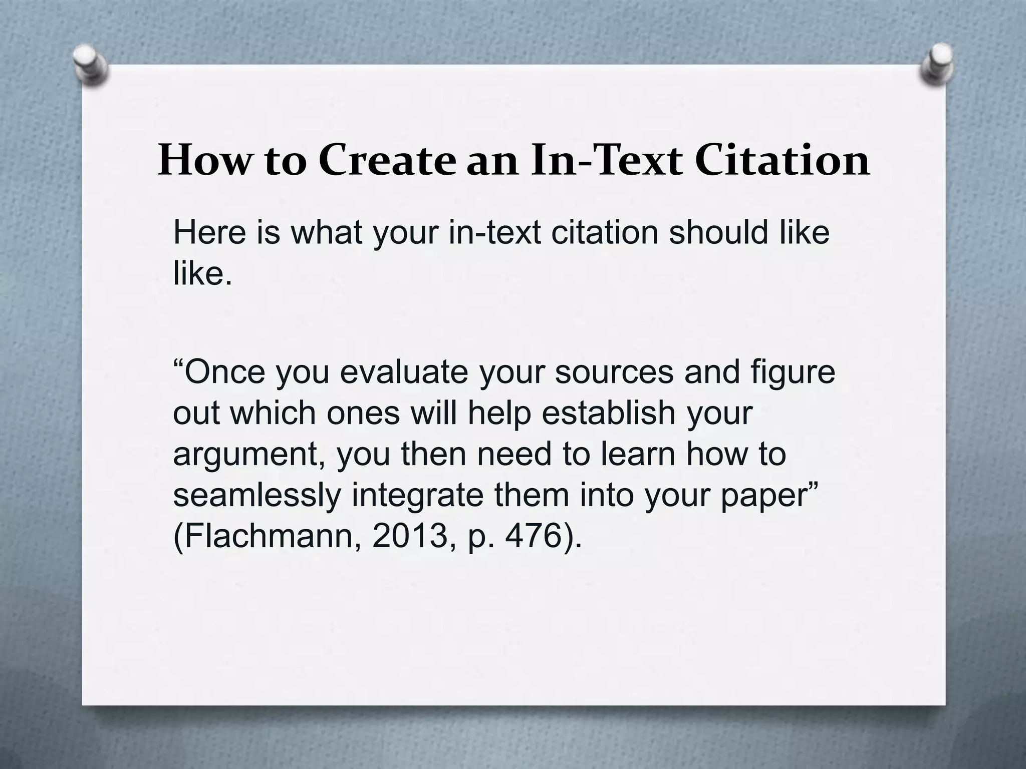 In text citations | PPTX