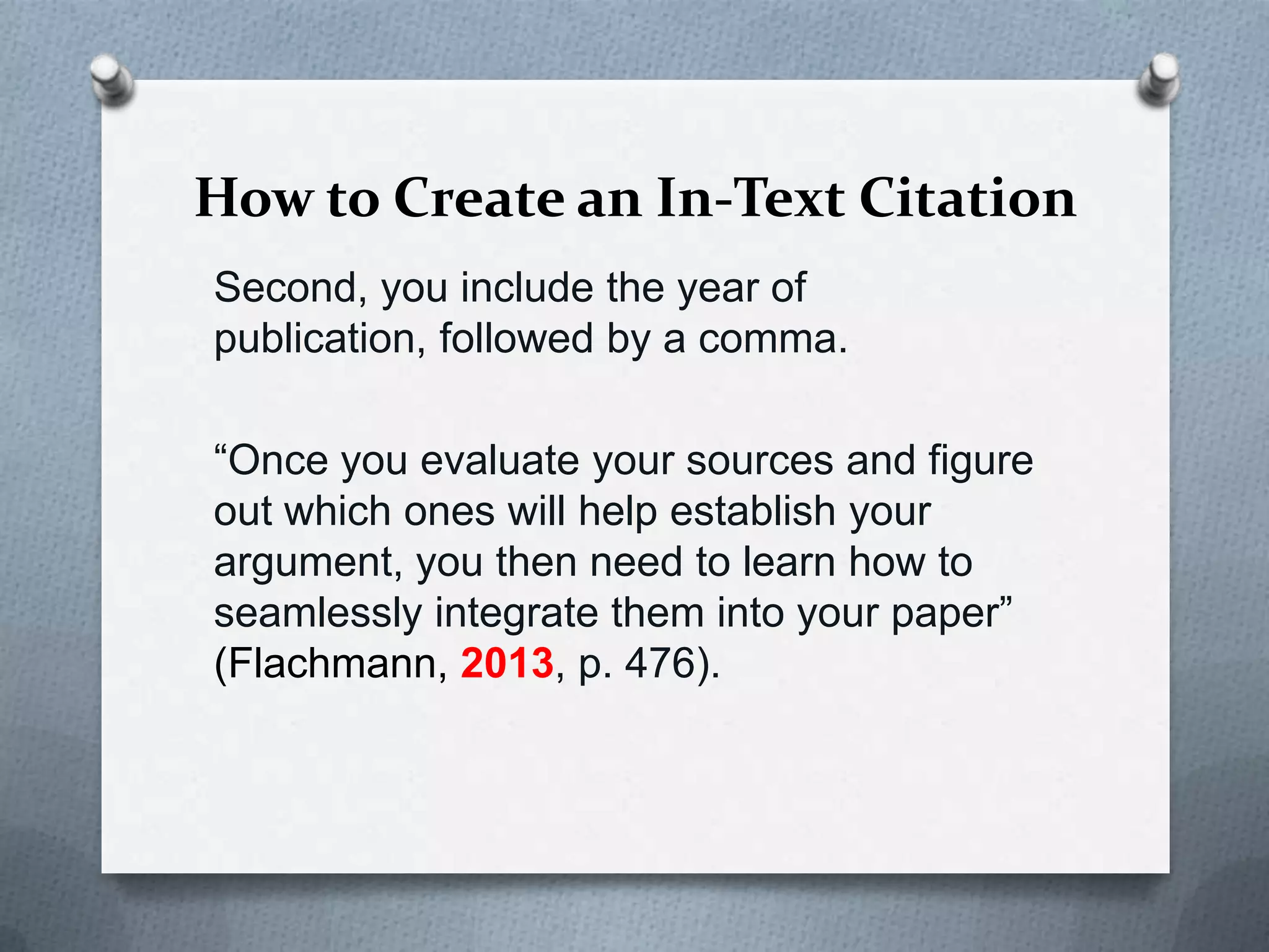 In text citations | PPTX