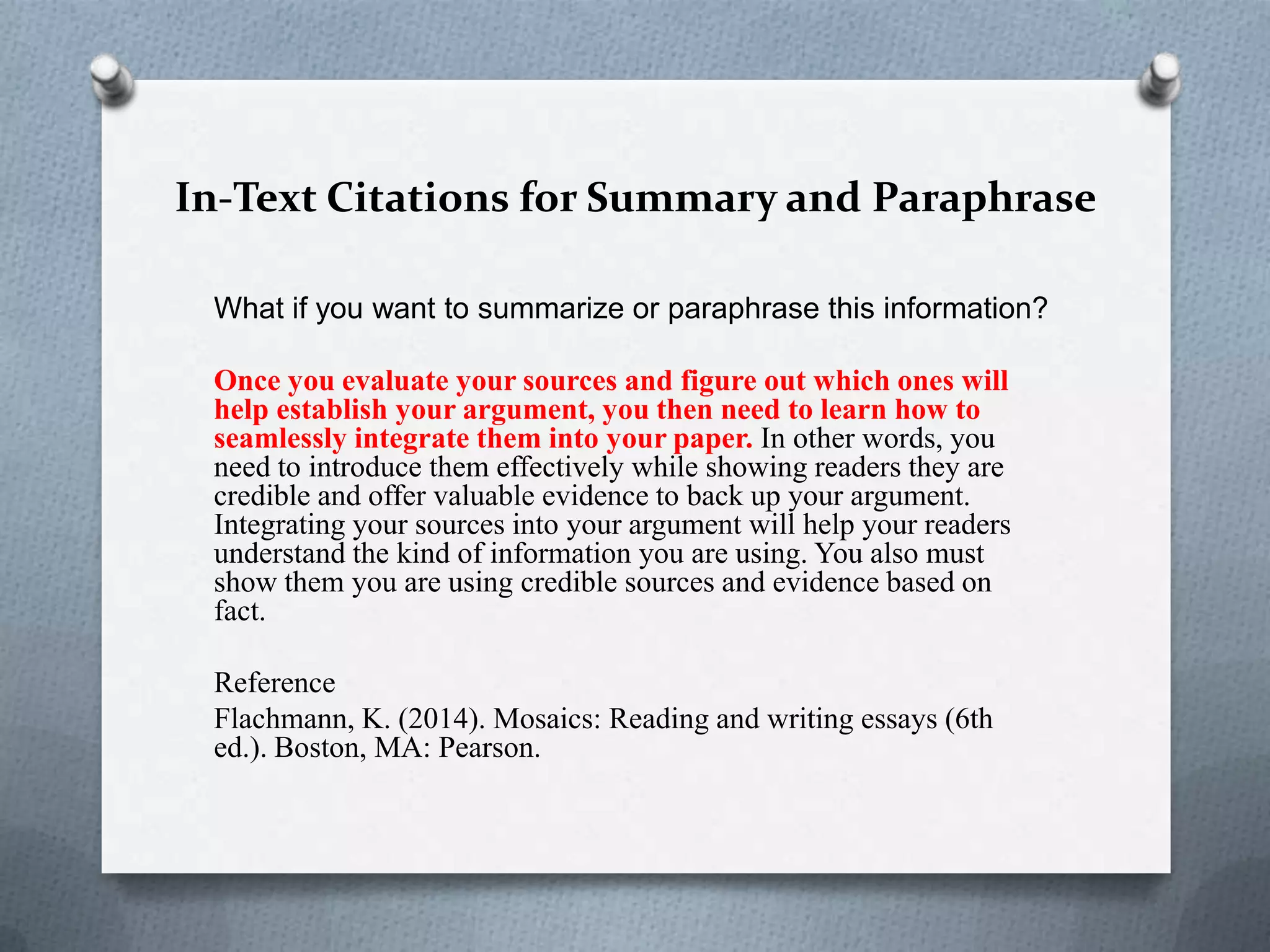 In text citations | PPTX