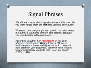 In text citations | PPTX