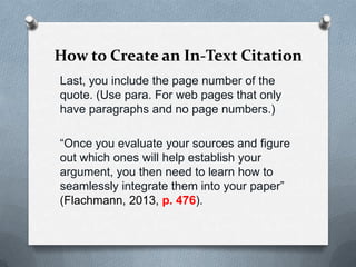 In text citations | PPTX