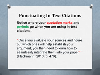 In text citations | PPTX