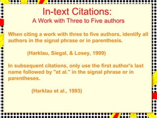 In text citations | PPT